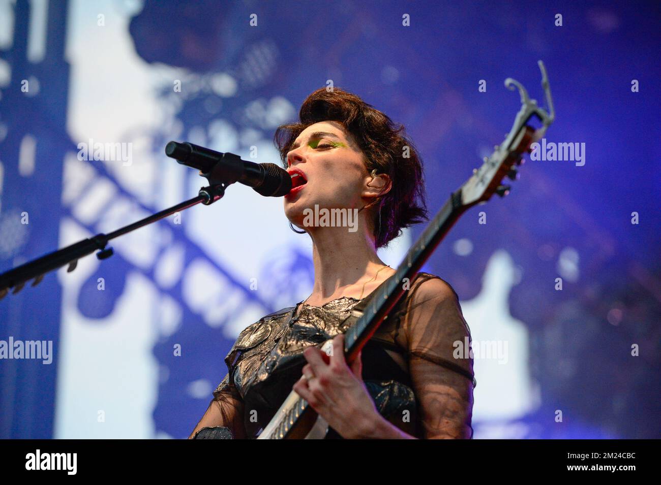 Governors Ball - St Vincent in concert Stock Photo - Alamy