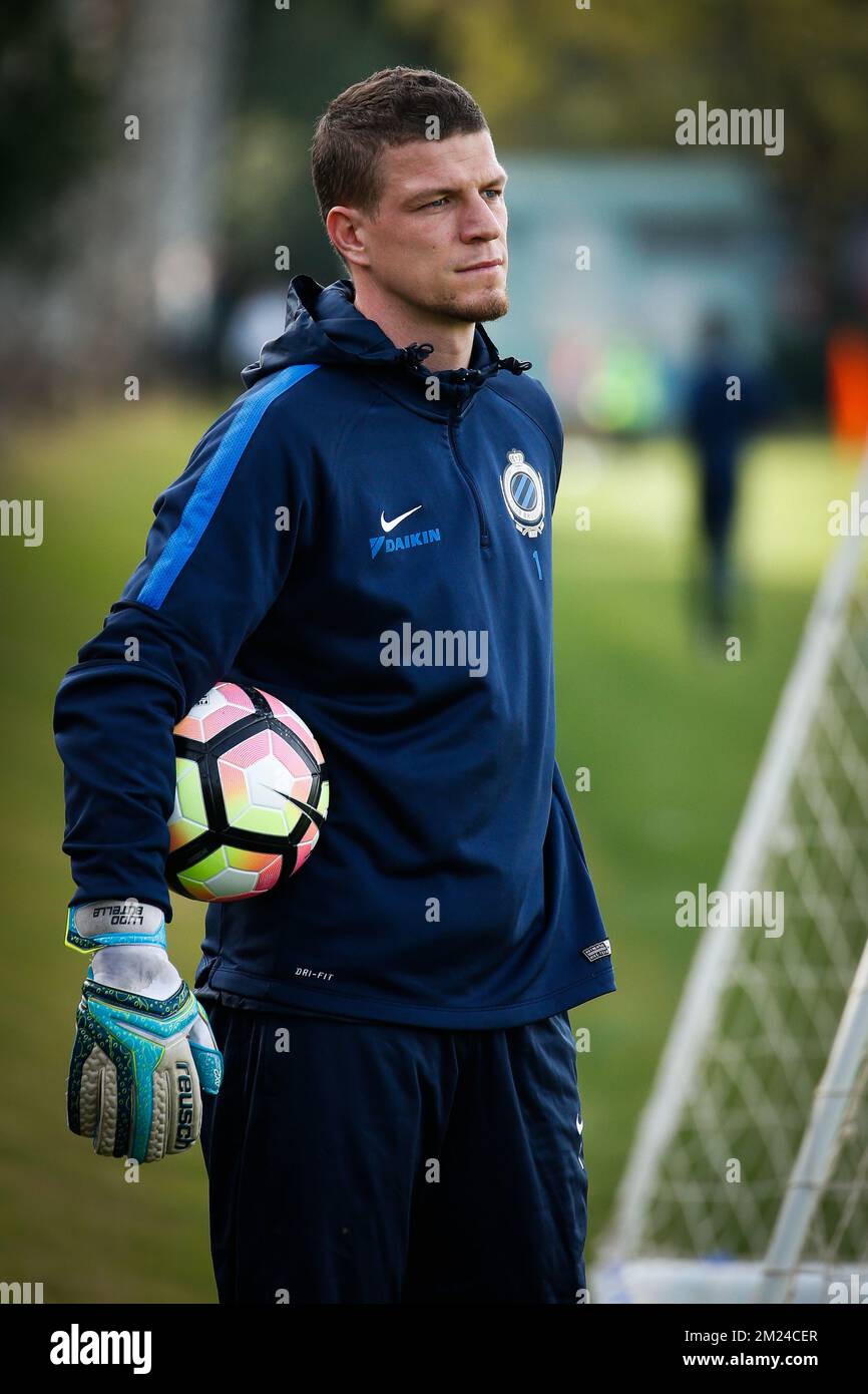 Club's goalkeeper Ludovic Butelle pictured during the seventh day of ...