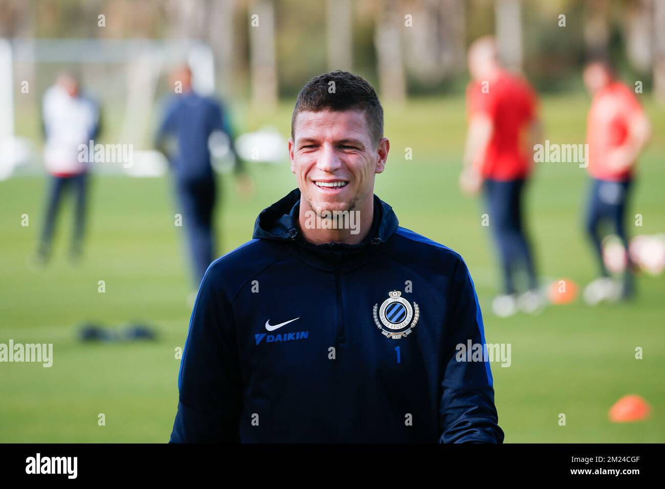 Club's goalkeeper Ludovic Butelle pictured during the seventh day of ...
