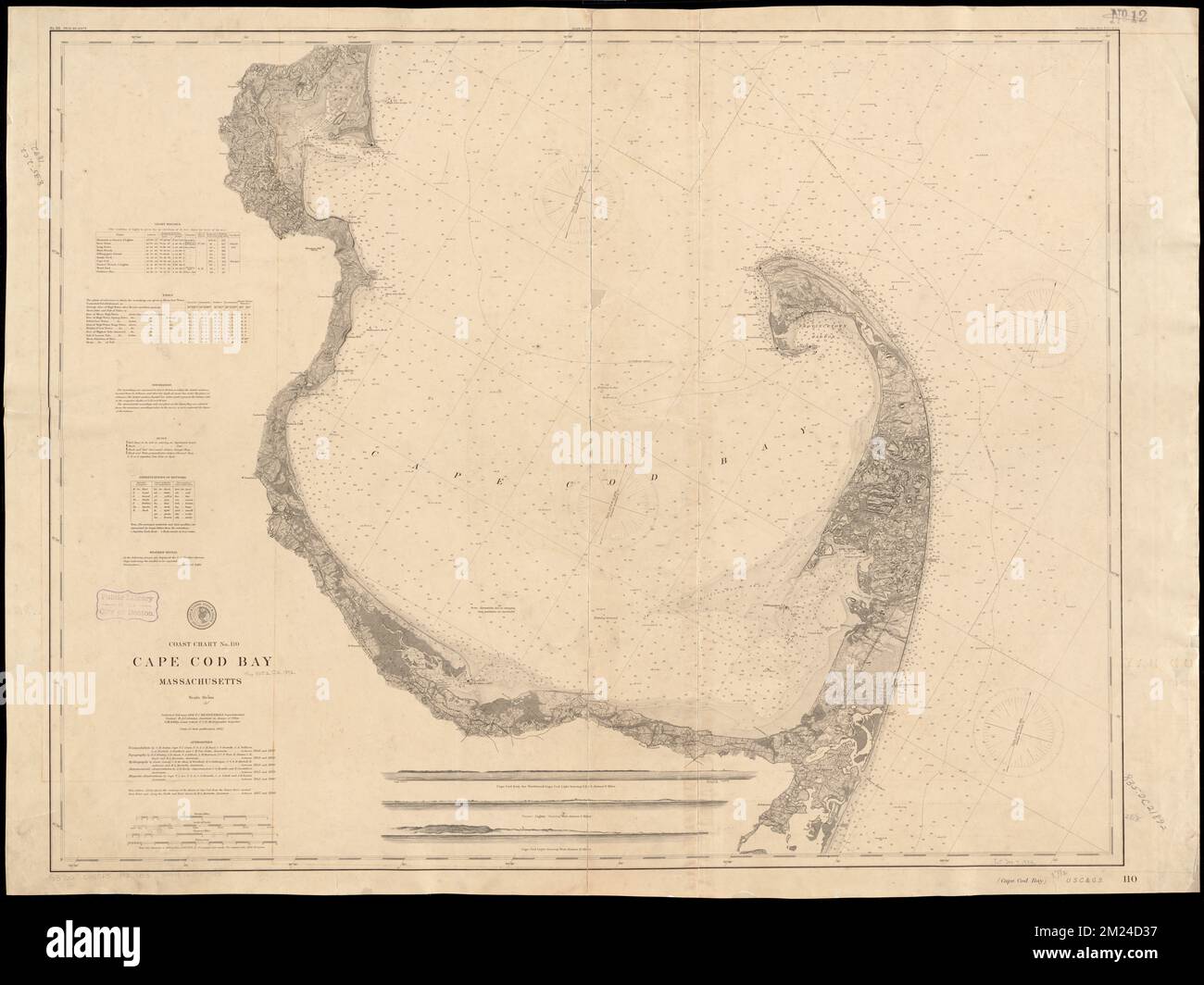 Cape Cod Bay, Massachusetts , Nautical charts, Massachusetts, Cape Cod ...
