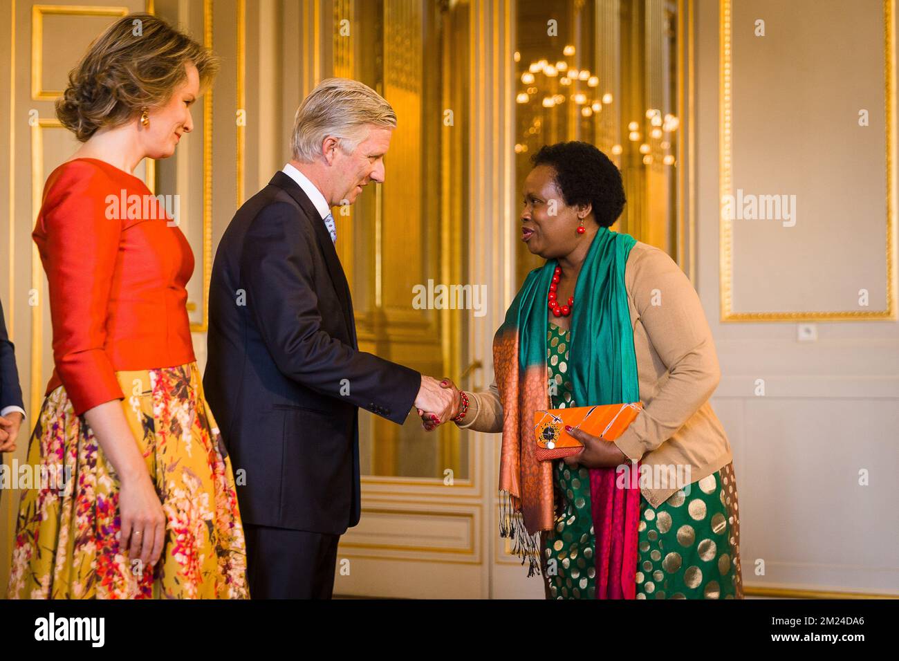 Mrs Grace Musonda Mutale Kabwe, ambassador of Zambie pictured during a ...