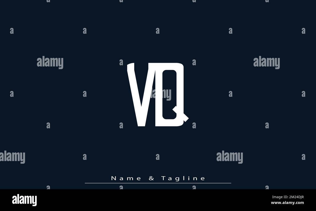 Alphabet letters Initials Monogram logo VQ , QV Stock Vector Image ...