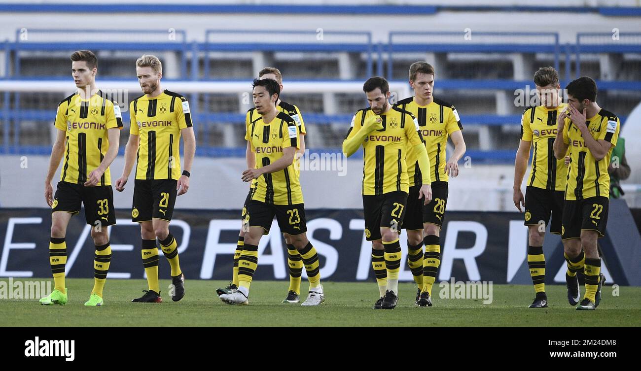 Borussia dortmund training camp in marbella hi-res stock photography ...