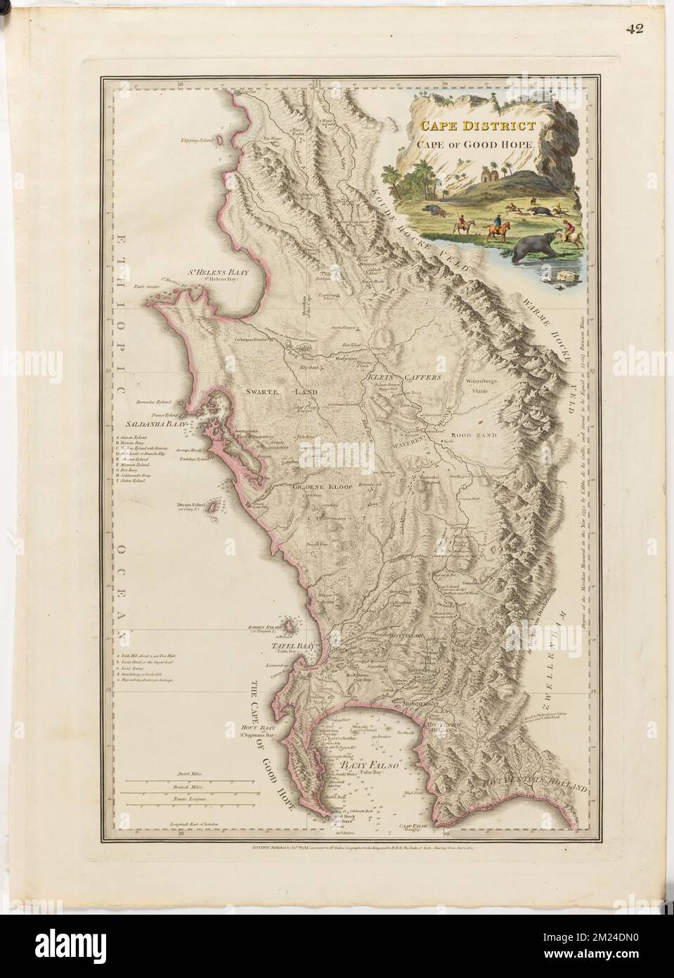 Cape District, Cape of Good Hope ,. Robert E. Diefenbach Map Collection ...