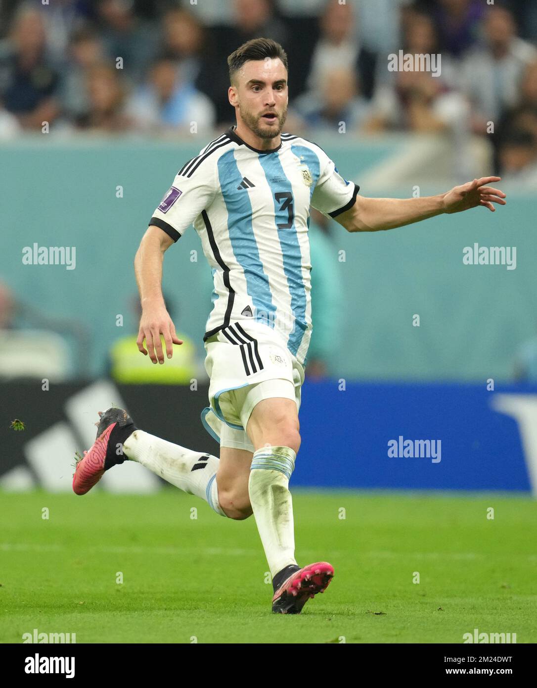 Argentina's Nicolas Tagliafico during the FIFA World Cup Semi-Final ...