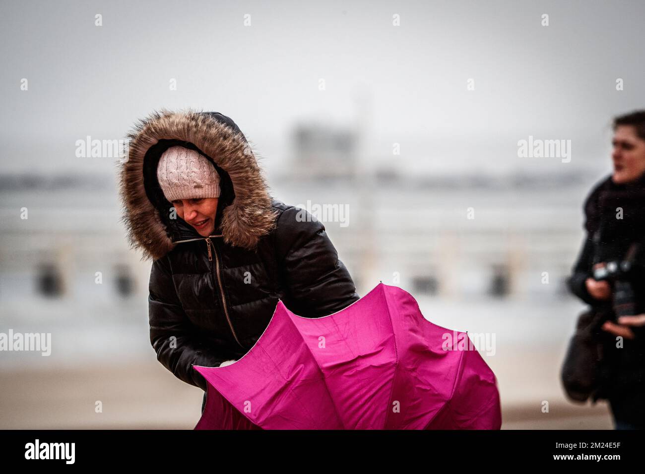 Illustration picture shows the stormy weather, Friday 13 January 2017 ...