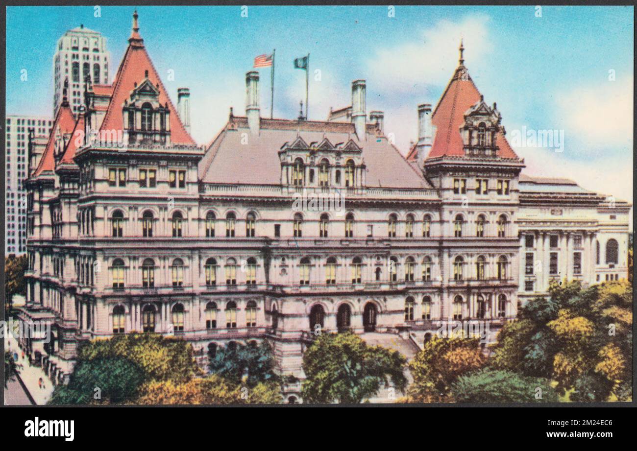 Capitol city of the Empire State , Capitols, Tichnor Brothers Collection, postcards of the ...