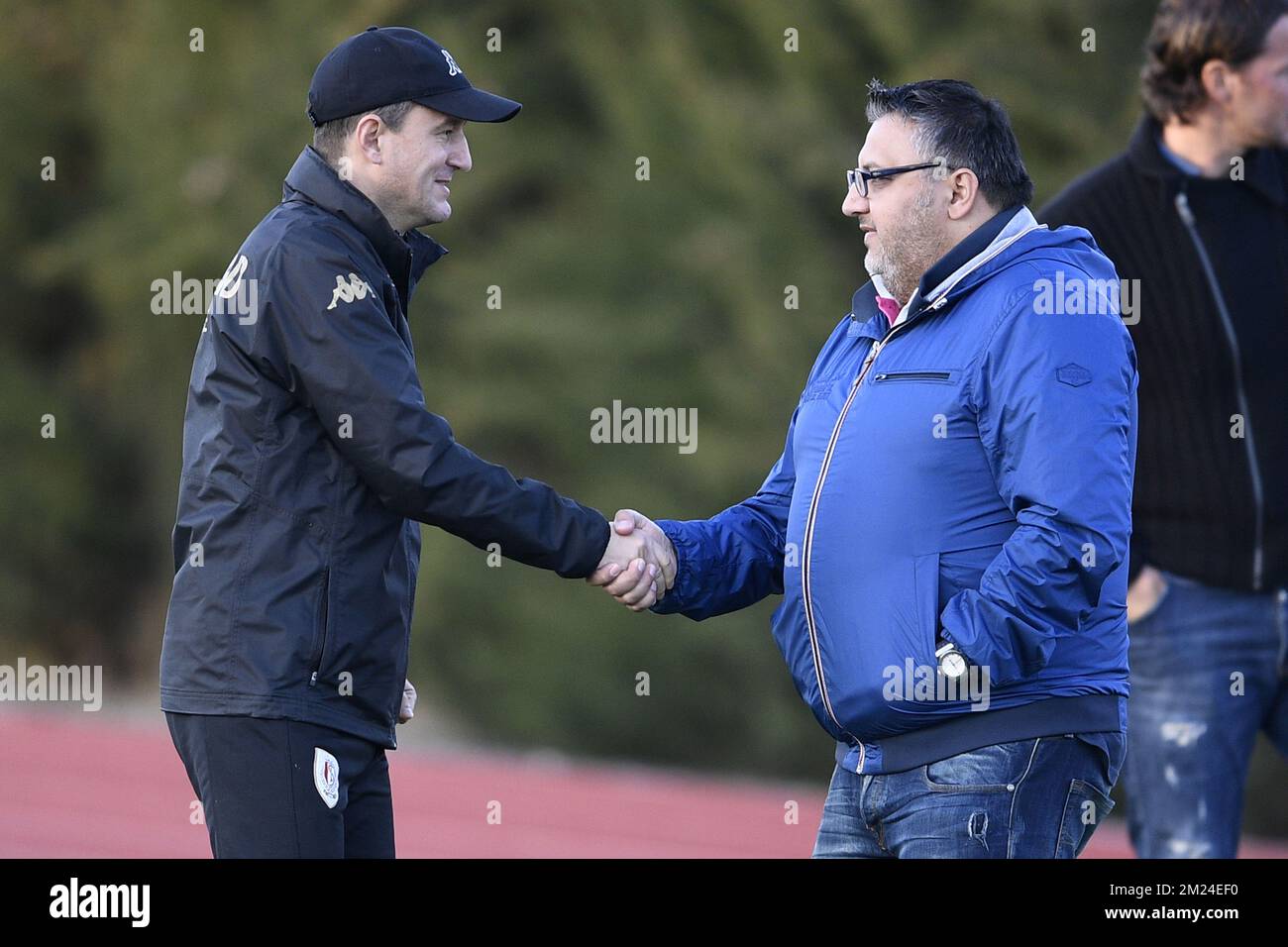 Standard's head coach Aleksandar Jankovic and Football manager Kismet ...