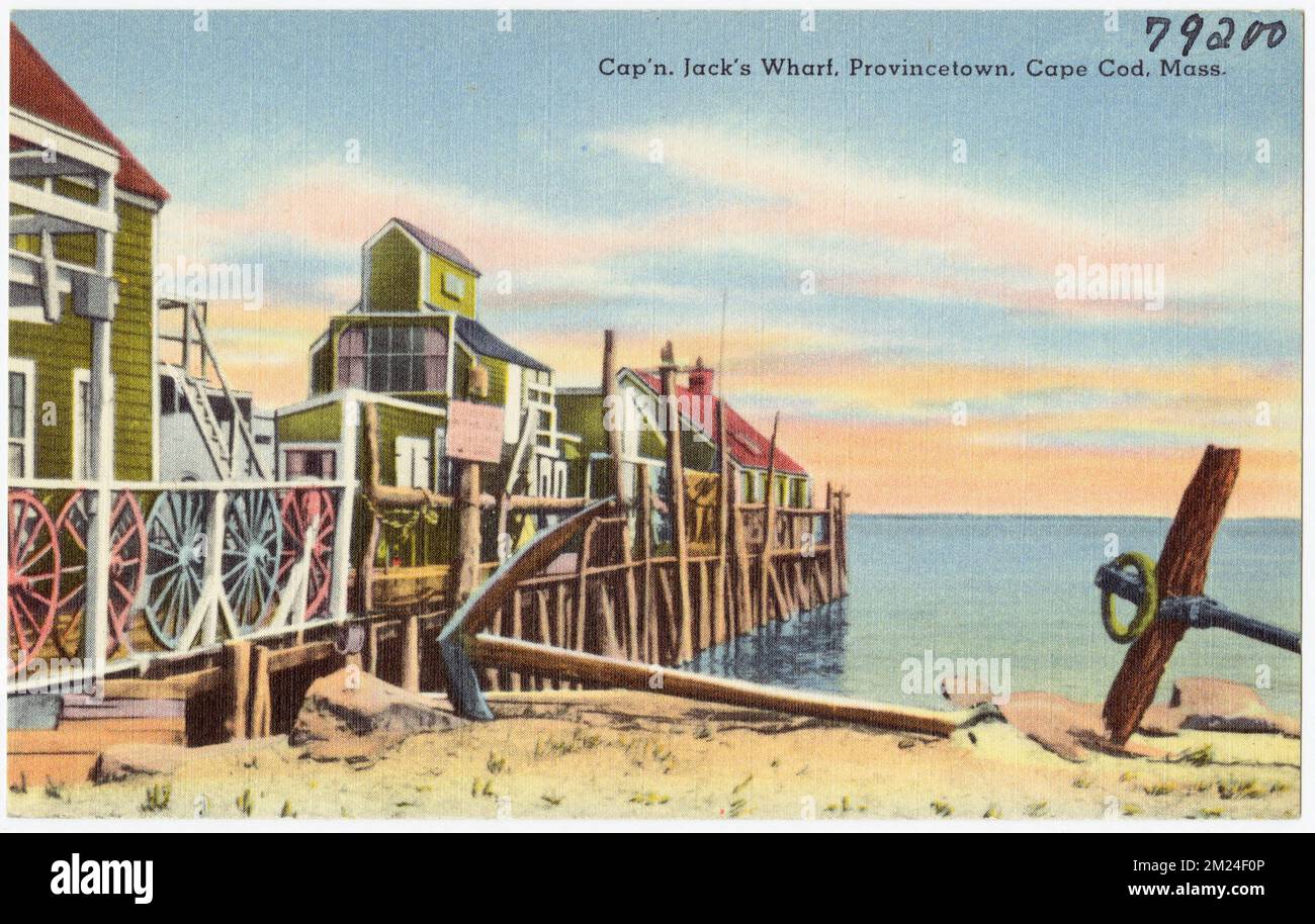 Cap'n. Jack's Wharf, Provincetown, Cape Cod, Mass. , Piers & wharves ...