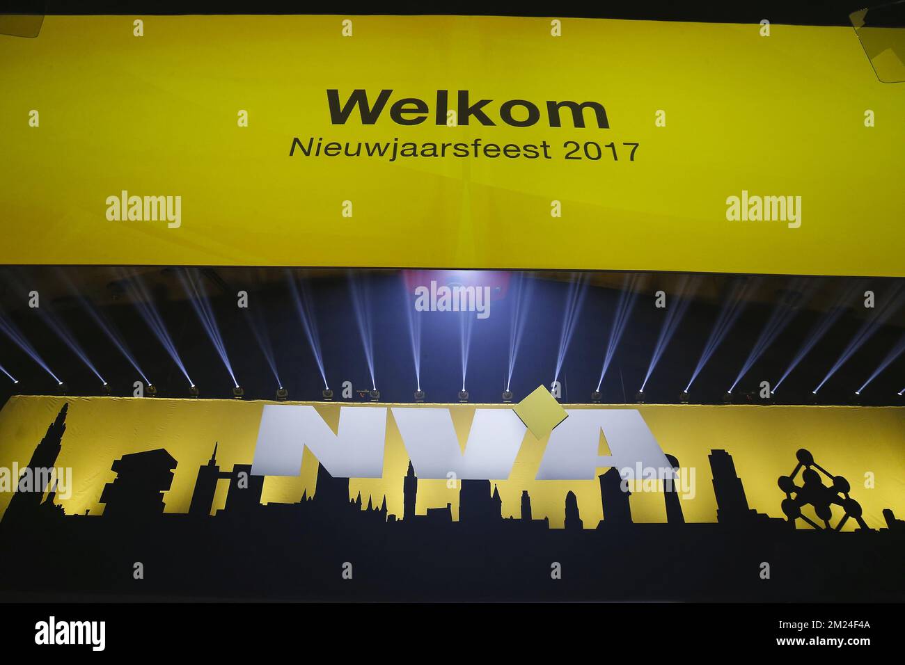 Illustration picture shows the new year's reception of Flemish ...