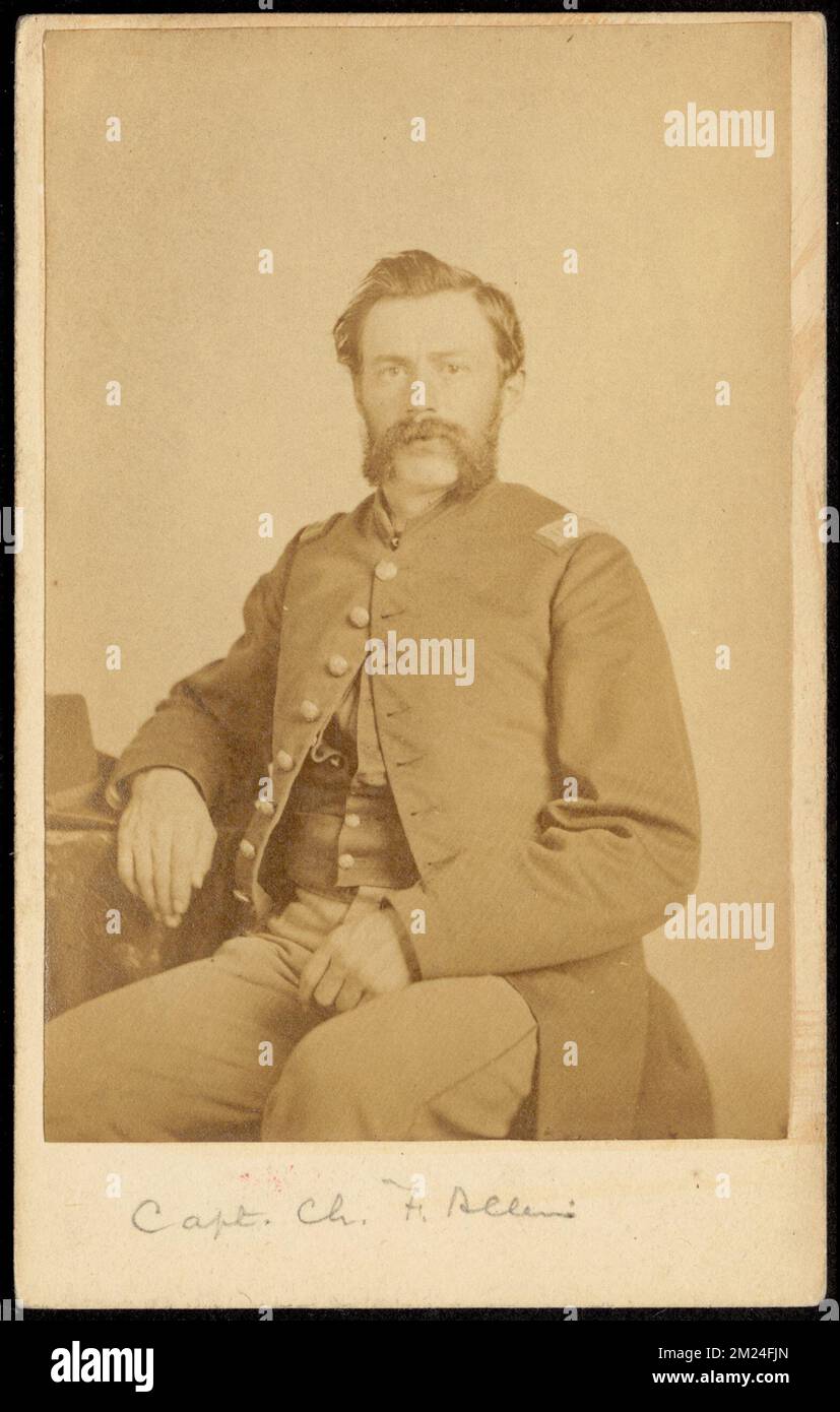 Capt. Ch. F. Allen , Military officers, Carte de Visite Collection ...