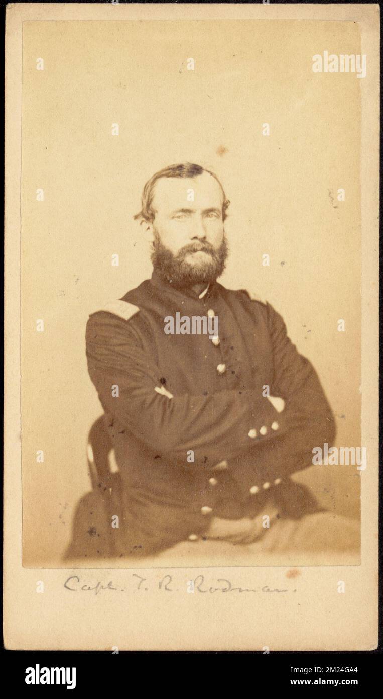 Capt. T. R. Rodman , Military officers, Rodman, Thomas Rotch, 1825-1905 ...