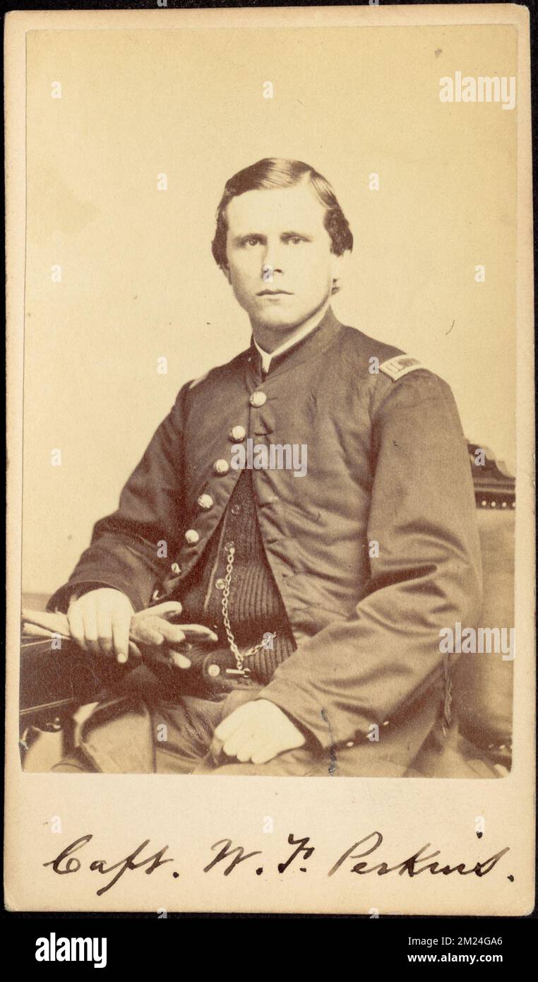 Capt. W. F. Perkins , Military officers, Carte de Visite Collection ...