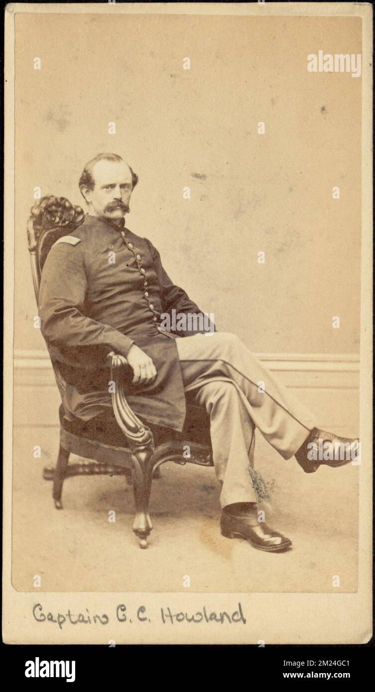 Captain C. C. Howland , Military officers, Carte de Visite Collection ...