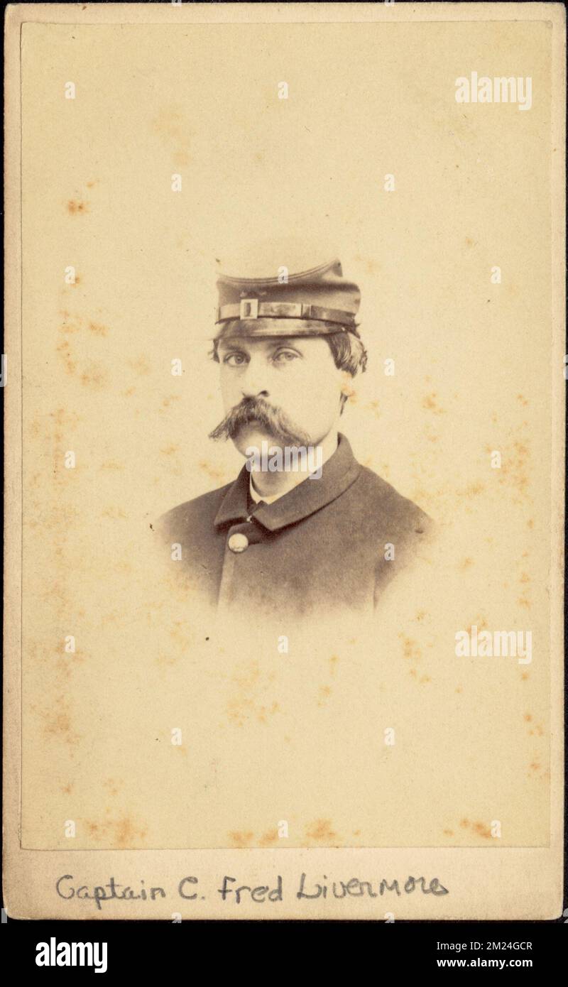 Captain C. Fred Livermore , Military officers, Carte de Visite ...