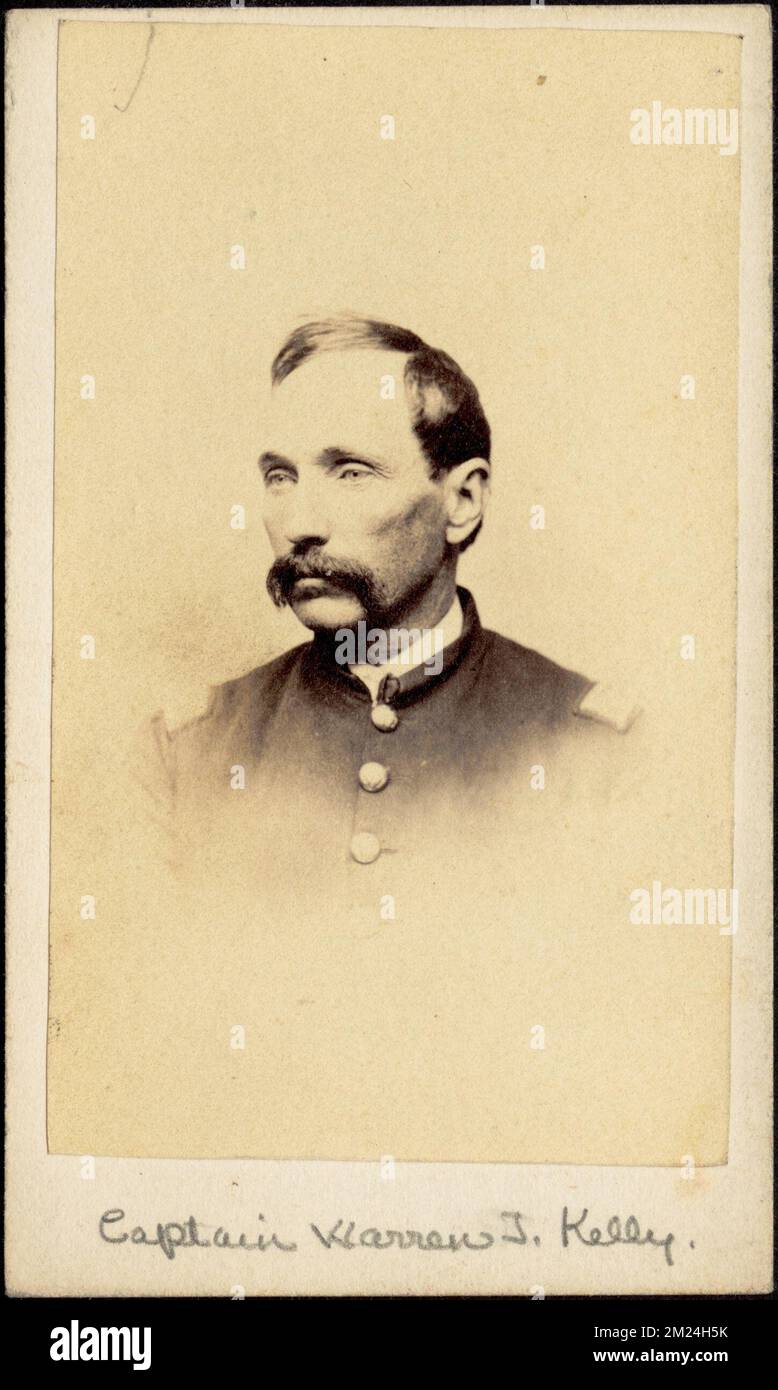 Captain Warren J. Kelly , Military officers, Carte de Visite Collection ...