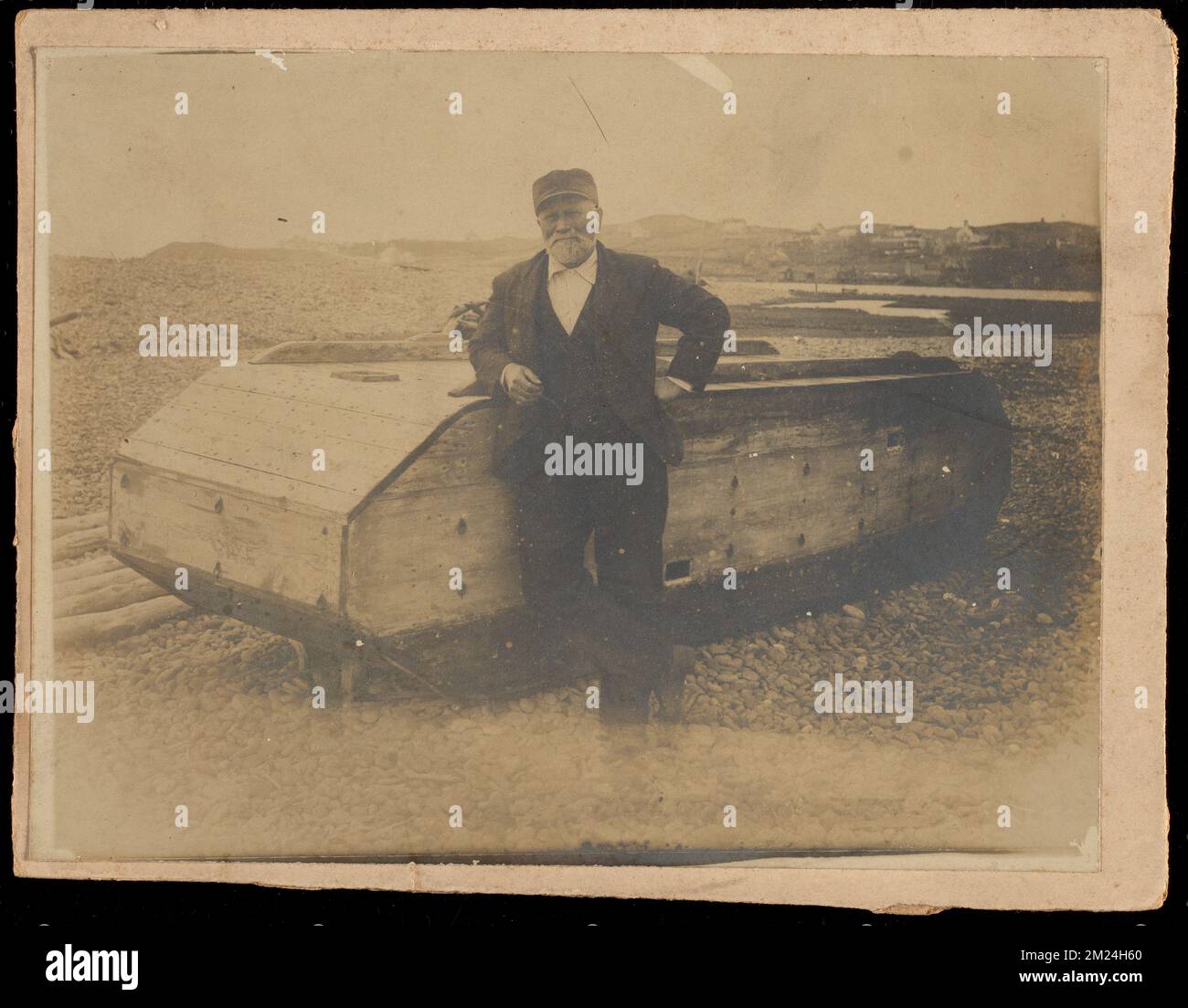 Captain Frederick S. Allen , Ship captains Stock Photo - Alamy