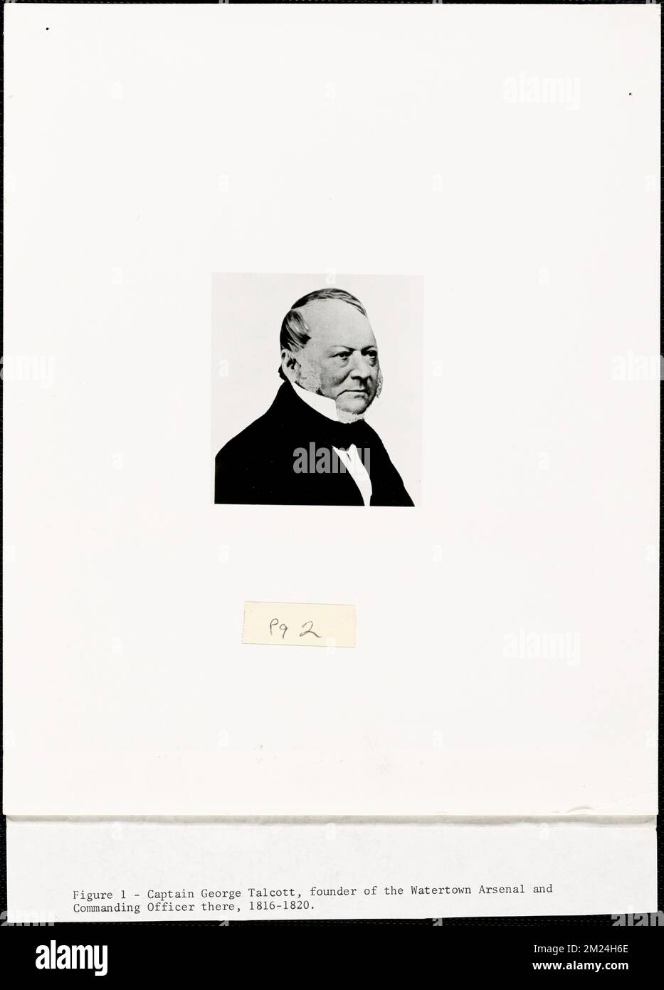 Captain George Talcott, Founder of the Watertown Arsenal and Commanding ...