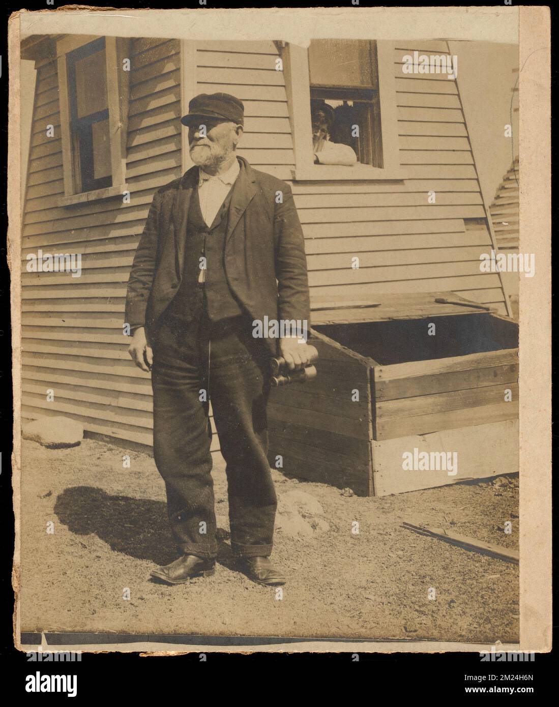 Captain Frederick S. Allen , Ship captains Stock Photo - Alamy