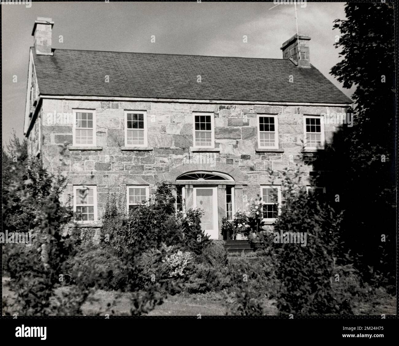 Captain Phillip Eames House, 1843 , Houses. Messenger Collection Stock ...