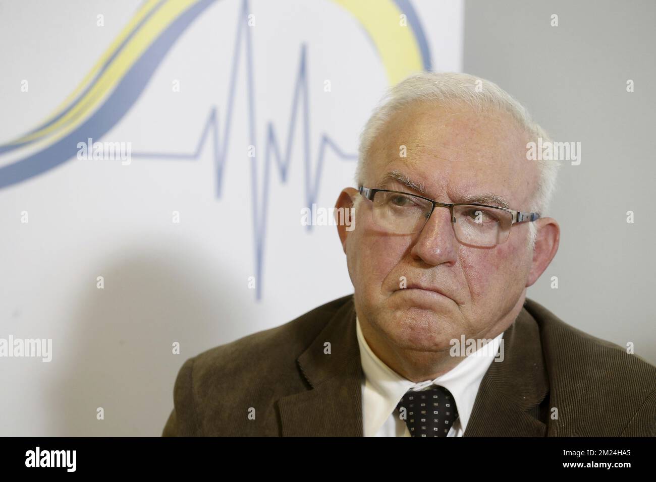 General Director Christian Decoster pictured during a press conference ...