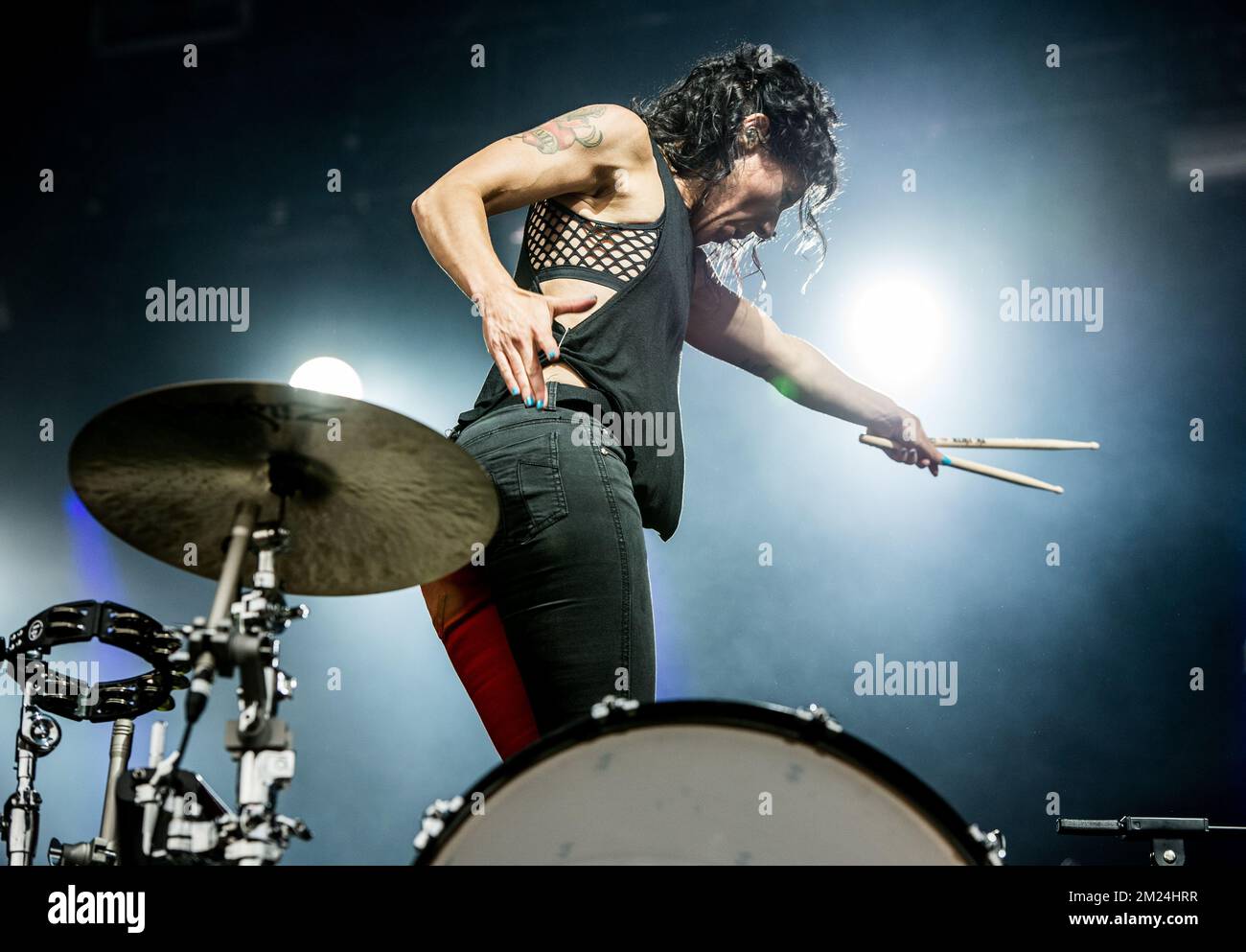 Governors Ball - Matt and Kim in concert Stock Photo - Alamy