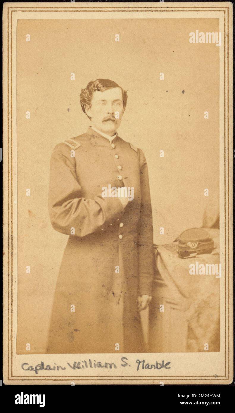 Captain William S. Marble , Military officers, Carte de Visite ...