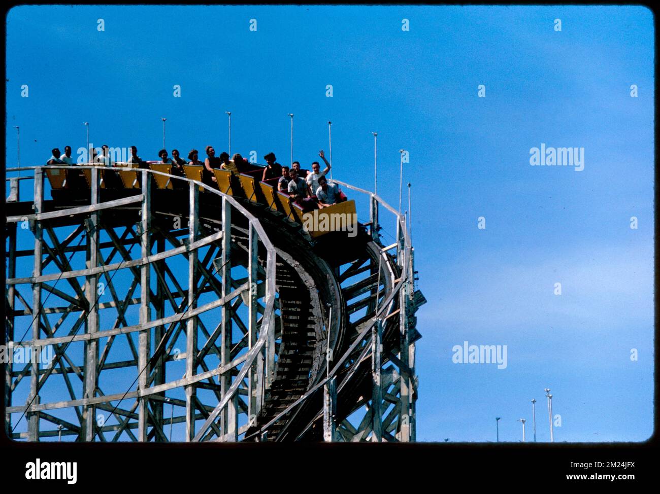 Cyclone roller coaster ride hi-res stock photography and images - Alamy