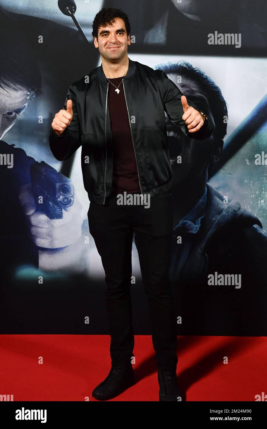 Director Adil El Arbi pictured during the Belgian premiere of Nabil Ben ...