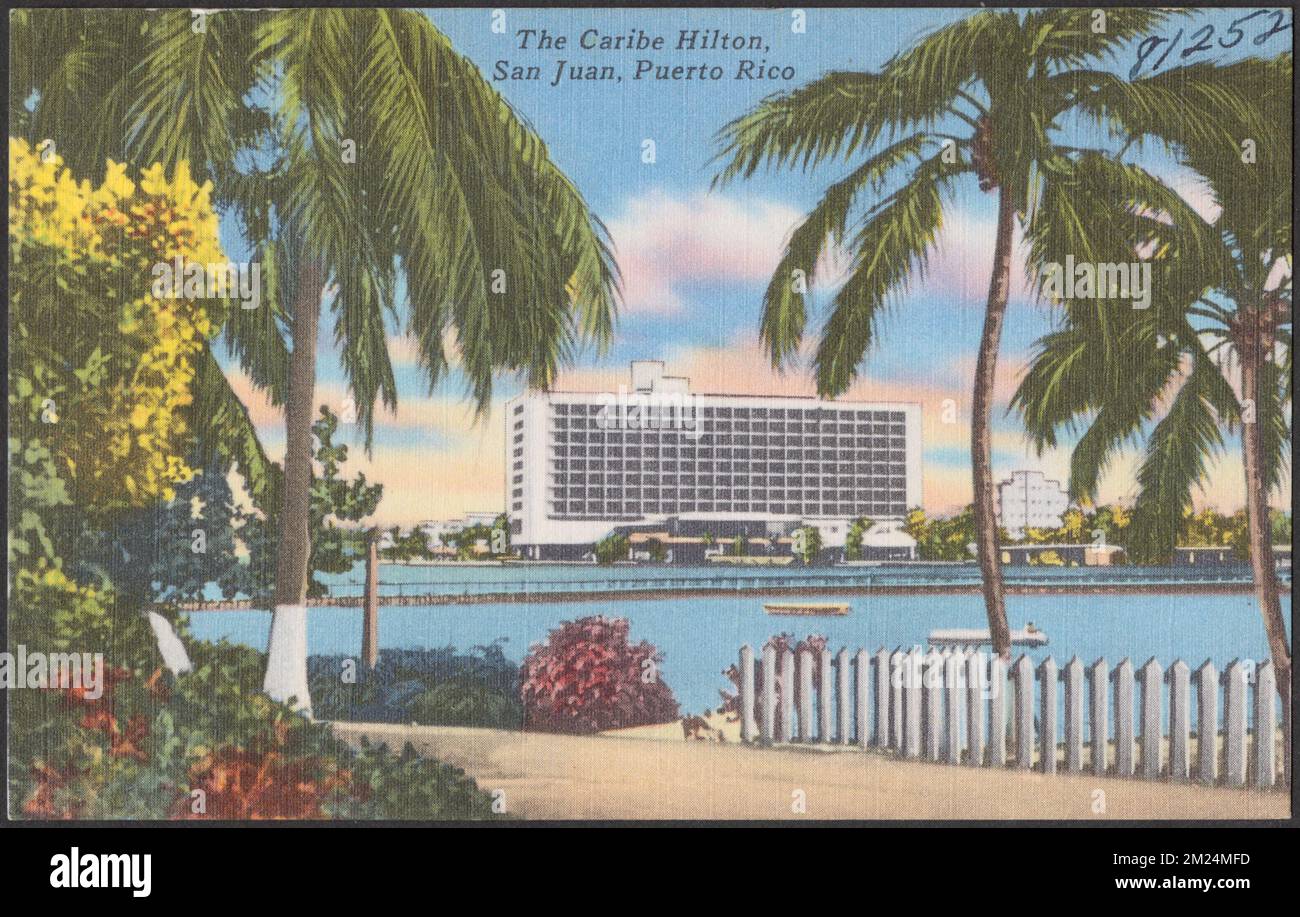 The Caribe Hilton, San Juan, Puerto Rico , Hotels, Palms, Tichnor ...