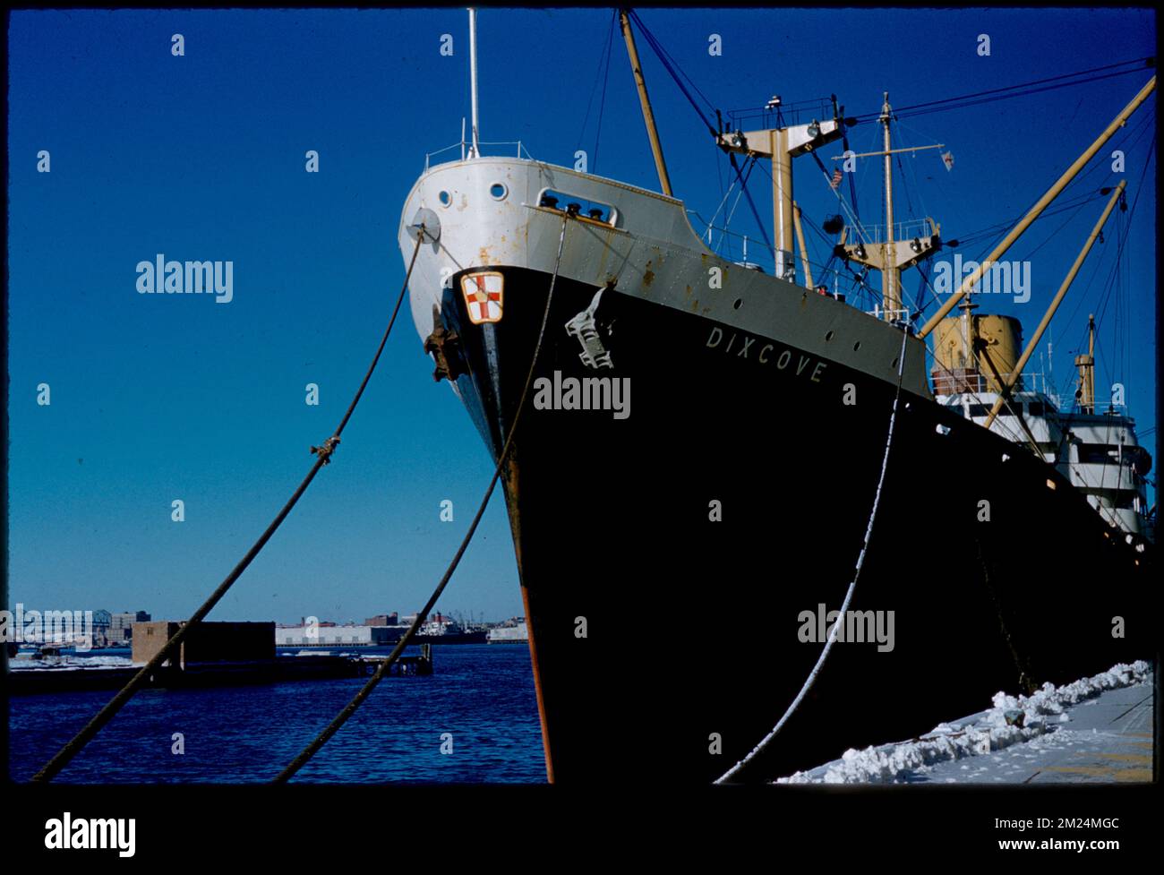 Cargo ship Dixcove at pier , Cargo ships. Edmund L. Mitchell Collection ...