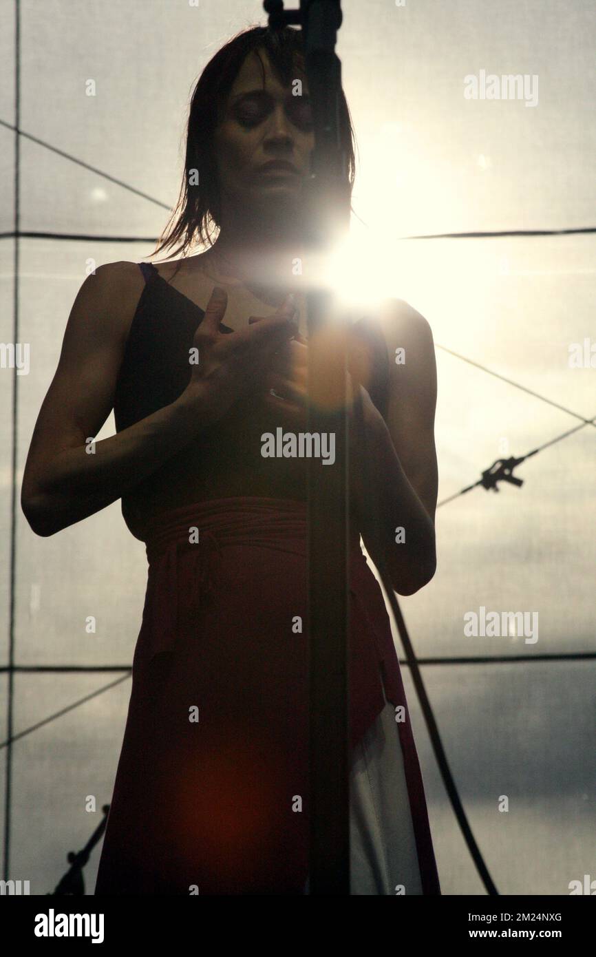 Governors Ball - Fiona Apple in concert Stock Photo - Alamy