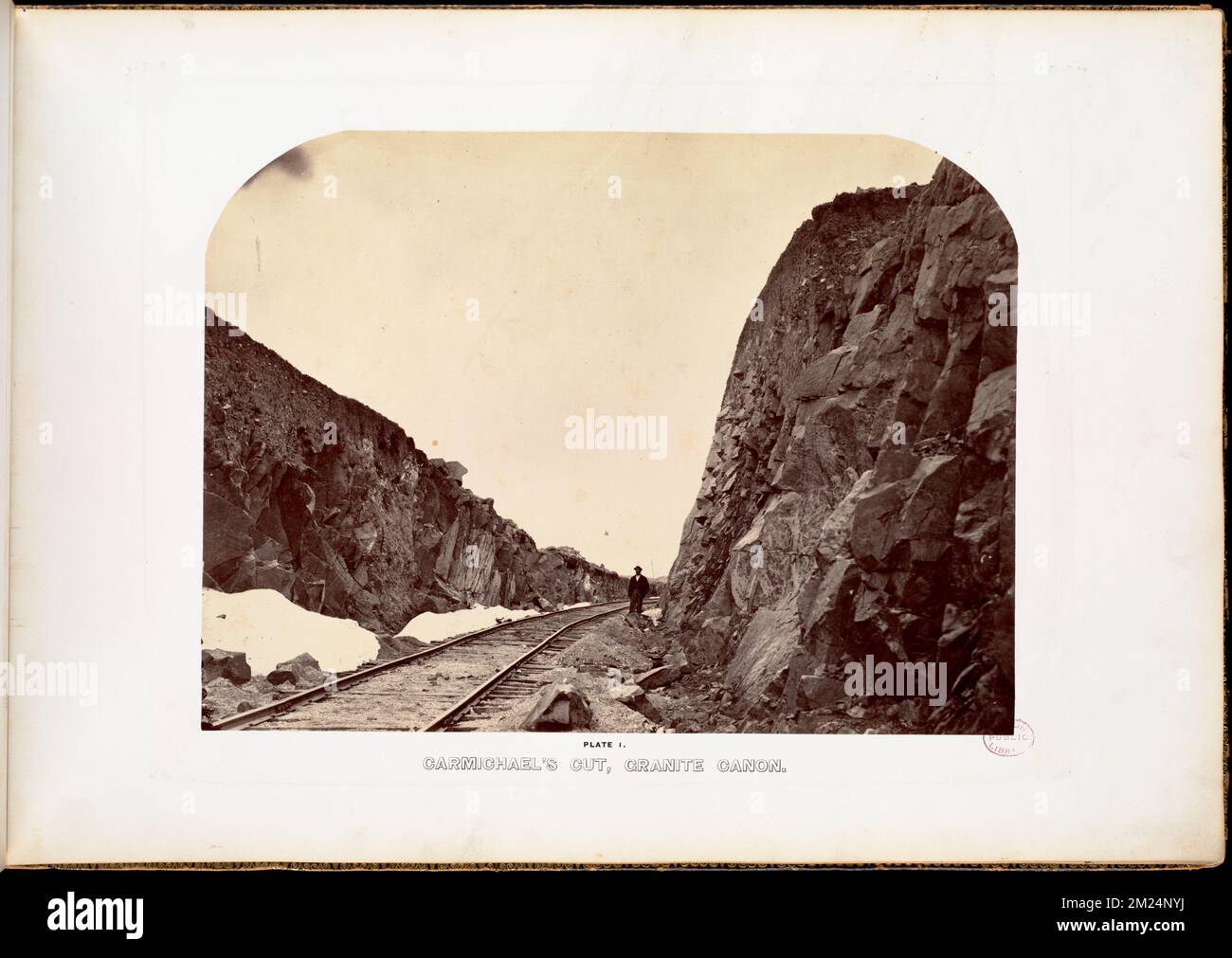 Carmichael's Cut, Granite Canon. , Railroad tracks, Railroad cuts ...