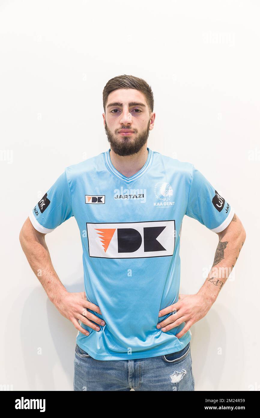 New Belgian first division soccer team KAA Gent player Samuel Gigot ...