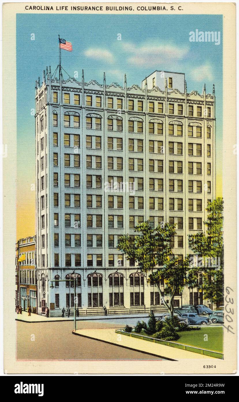 Carolina Life Insurance Building, Columbia, S. C. , Commercial ...