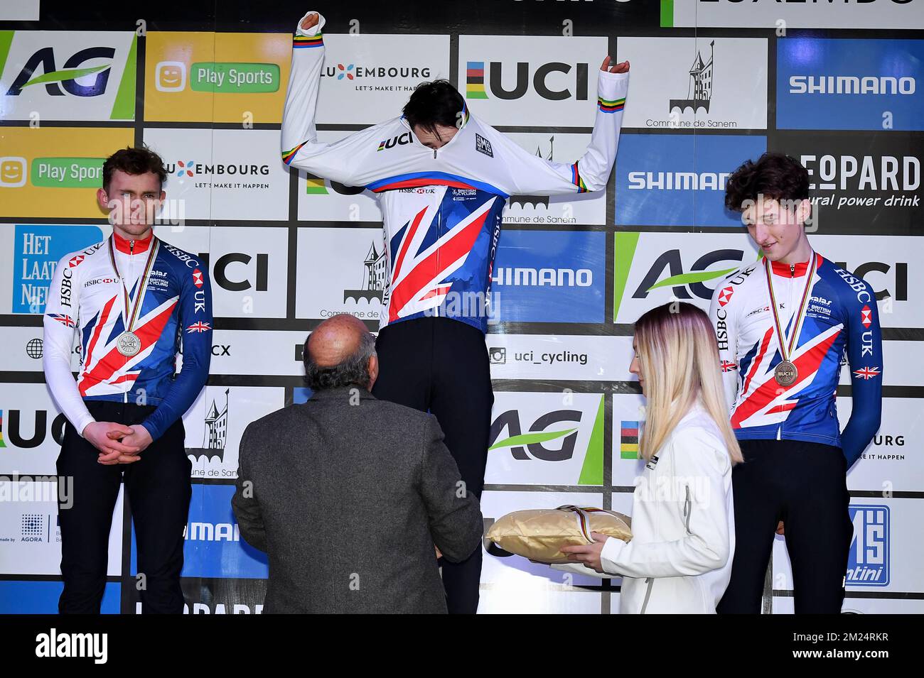 British Daniel Tullet, British Tom Pidcock and British Ben Turner ...