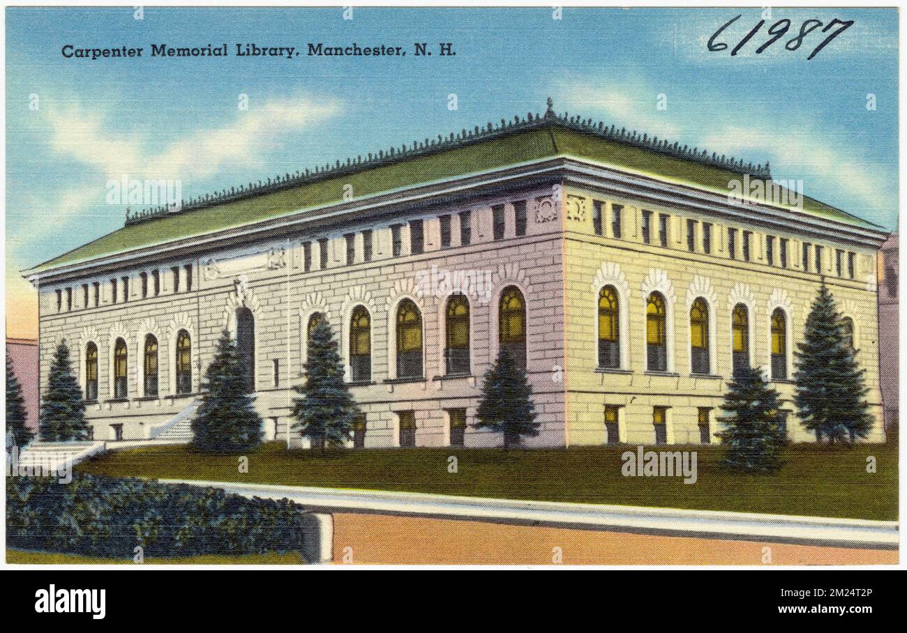 Carpenter Memorial Library, Manchester, N.H. , Public libraries ...