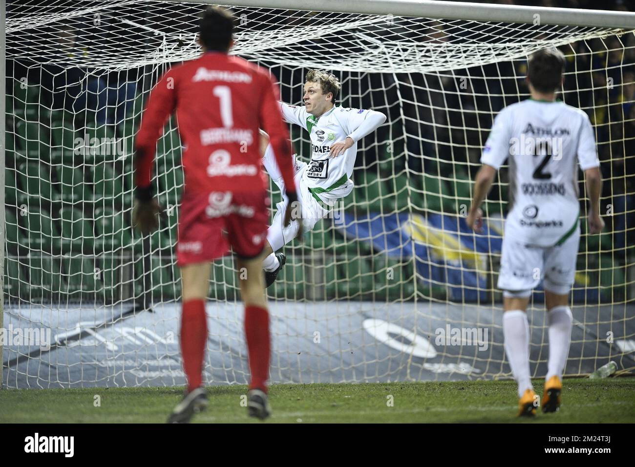 Lommel's Glenn Neven pictured in action during the Proximus League ...