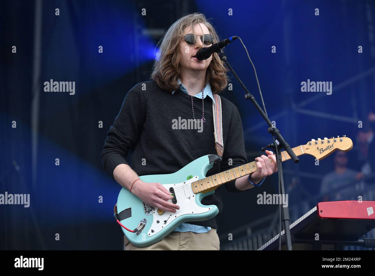 Governors Ball - Parquet Courts in concert Stock Photo - Alamy