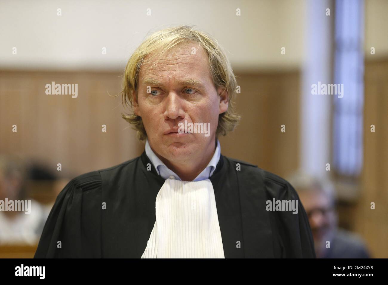 Lawyer Frank Scheerlinck pictured during the first session of the so ...