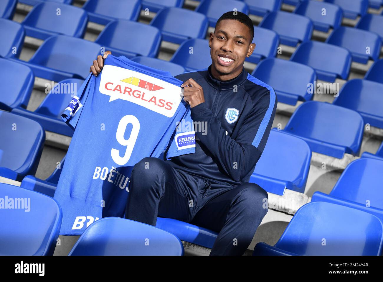 Genk's Jean-Paul Boetius pictured after a press conference of soccer ...