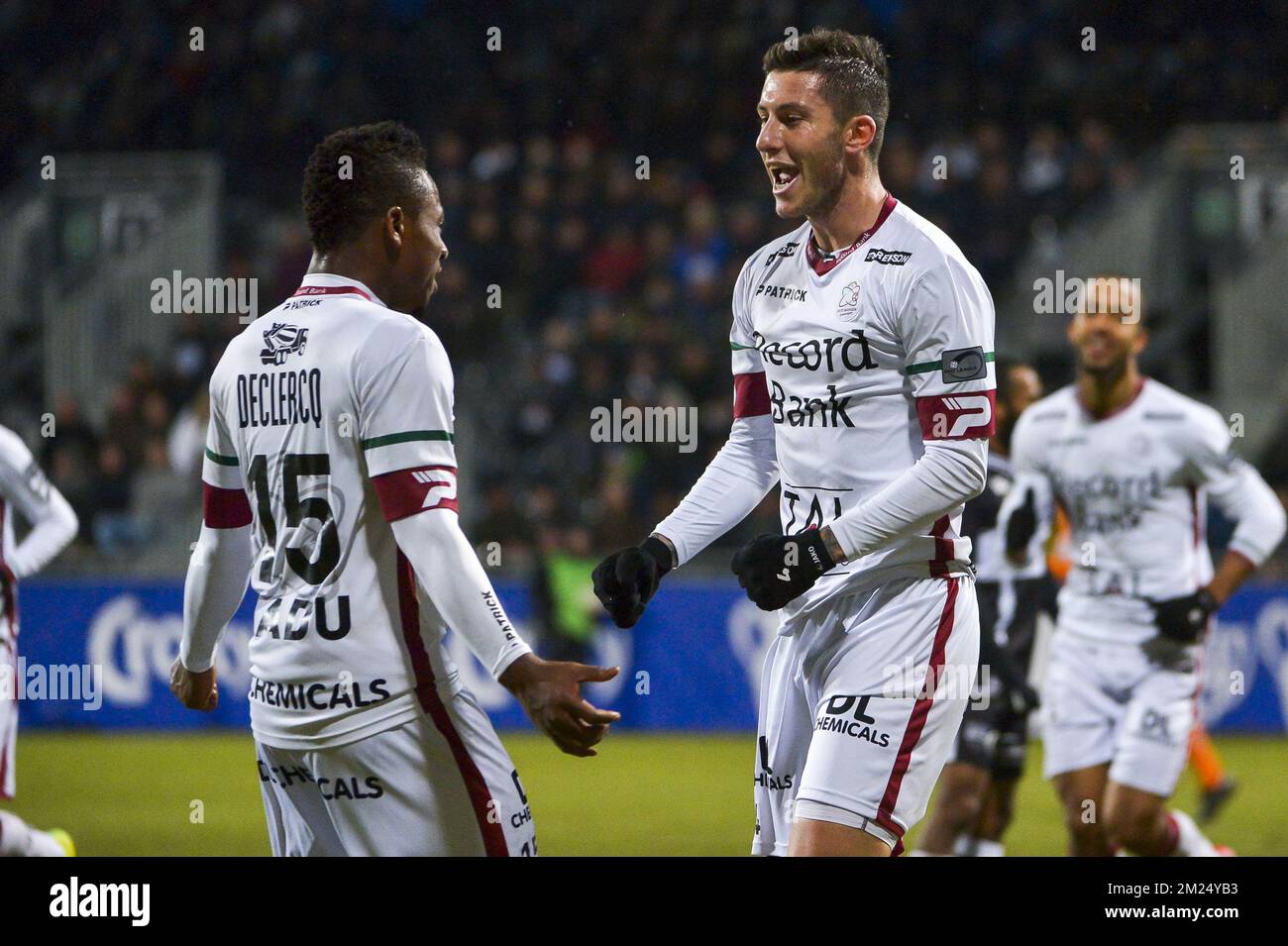Essevee's Luca Marrone celebrate after scoring during a game between ...