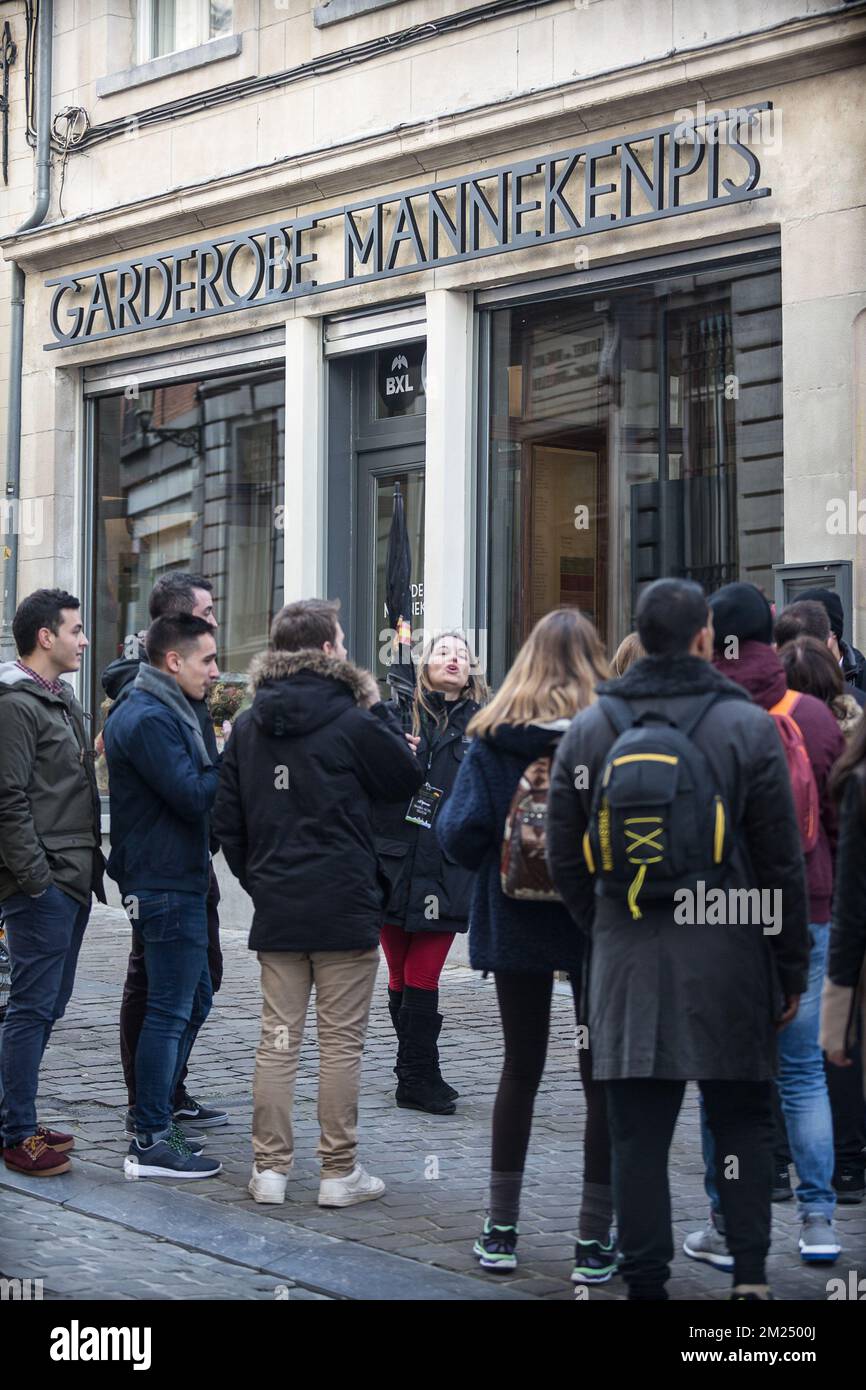 Illustration picture shows the new GardeRobe Manneken Pis museum which ...