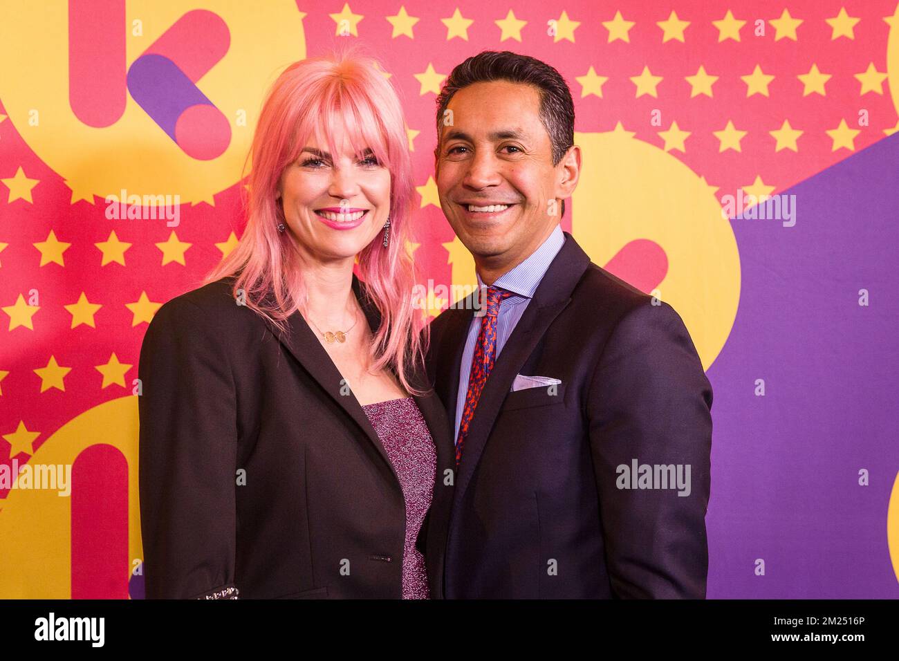 Tanja Dexters and friend Gustavo Torrez pictured during the 'Gala van ...