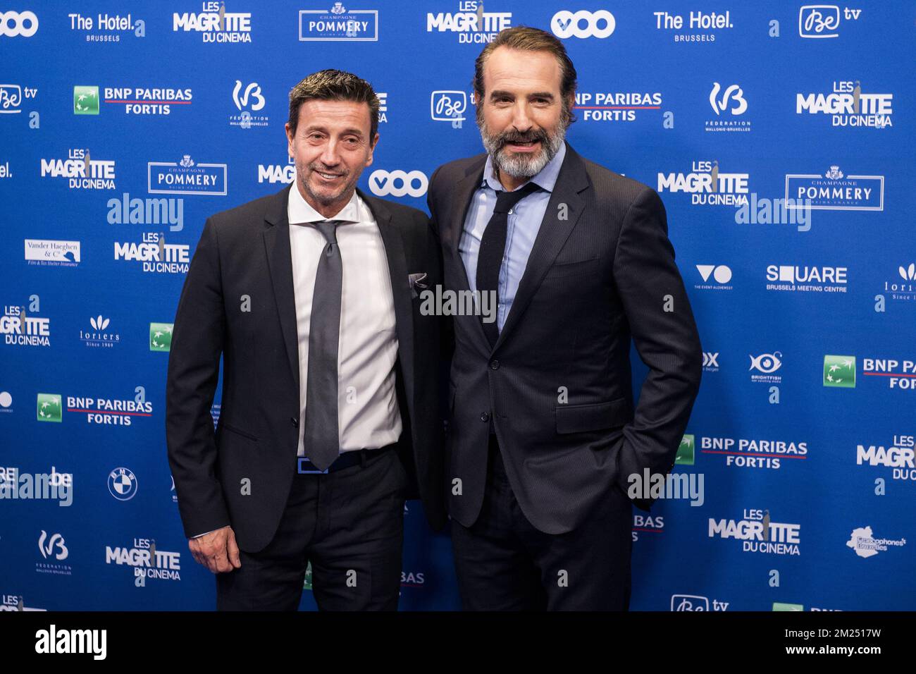 Marc Duvinage and Actor Jean Dujardin pictured during the 7th edition ...