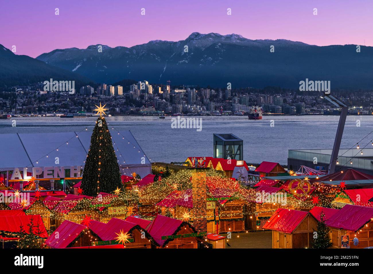 Vancouver Christmas Market, British Columbia, Canada Stock Photo - Alamy