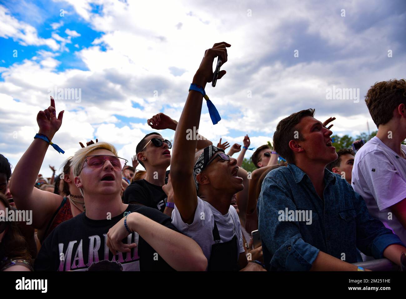Governors ball music festival crowd hi-res stock photography and images ...
