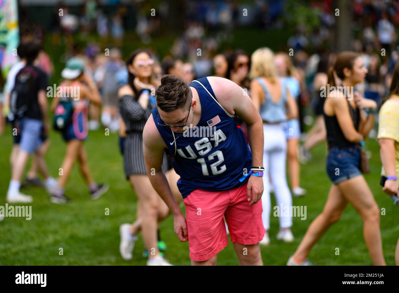 Governors ball music festival crowd hi-res stock photography and images ...