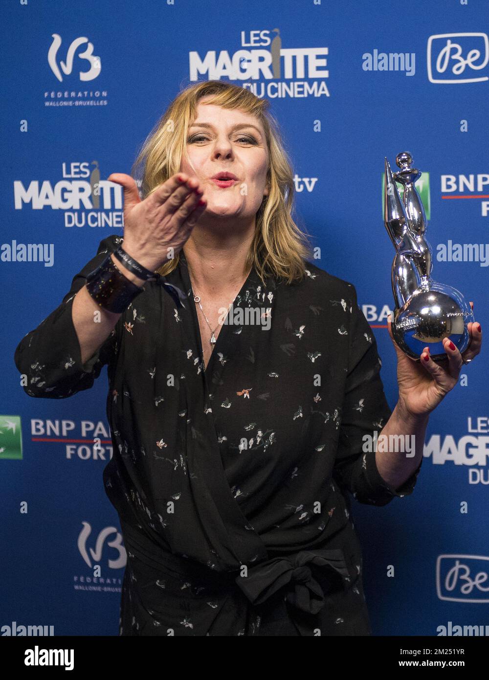 actress Catherine Salee pictured during the 7th edition of the Magritte ...