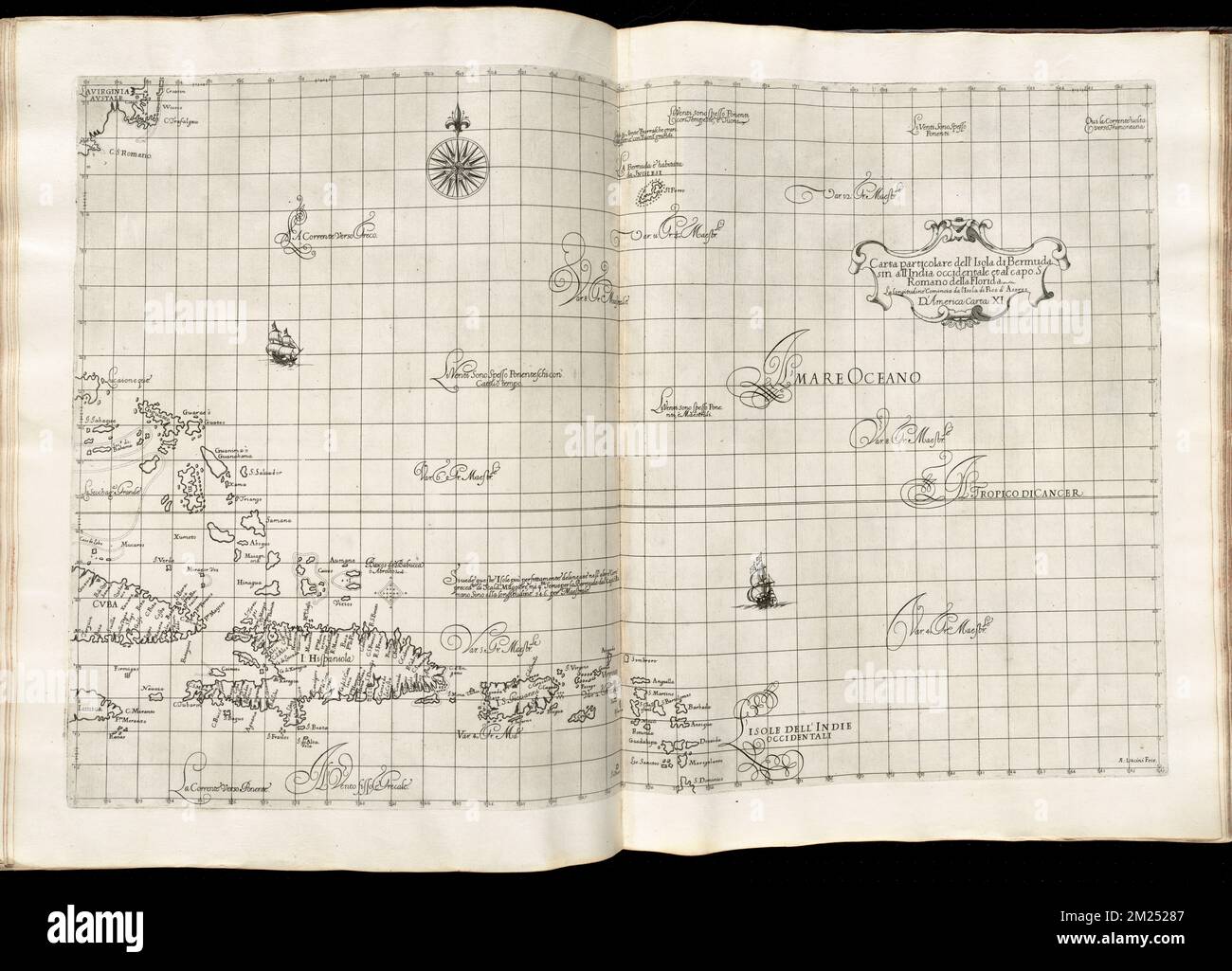 Carta particolare dell' Isola di Bermuda sin all' India Occidentale et ...